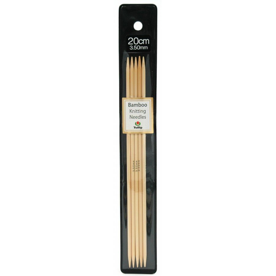 Спицы чулочные Bamboo 3,5мм/20см, Tulip, KND080350