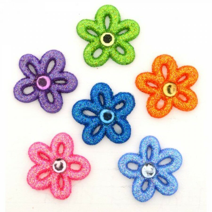 Пуговицы декоративные FAIRY DUST FLOWERS