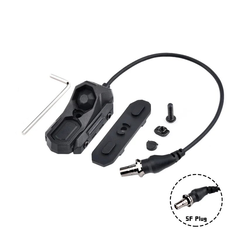 Тактический выключатель WADSN Surefire M300/M600, черный, AXON