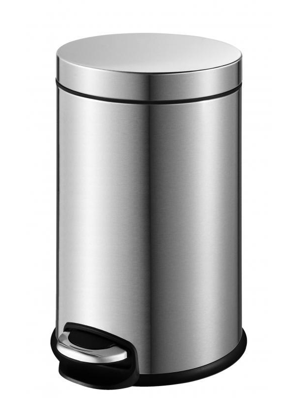 Мусорное ведро для туалета WELTWASSER Erfie WW MT 10000000889, 3л, нержавеющая сталь, матовое, круглое