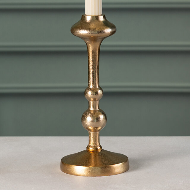 Декоративный подсвечник для одной свечи Campo Gold 21 см, Edelman, 1124936