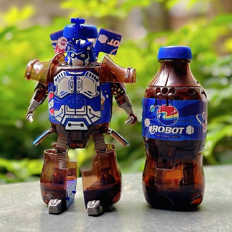 Подарок на день рождения для детей: Трансформеры, игрушки-роботы из газировки Пепси и коллекционные модели