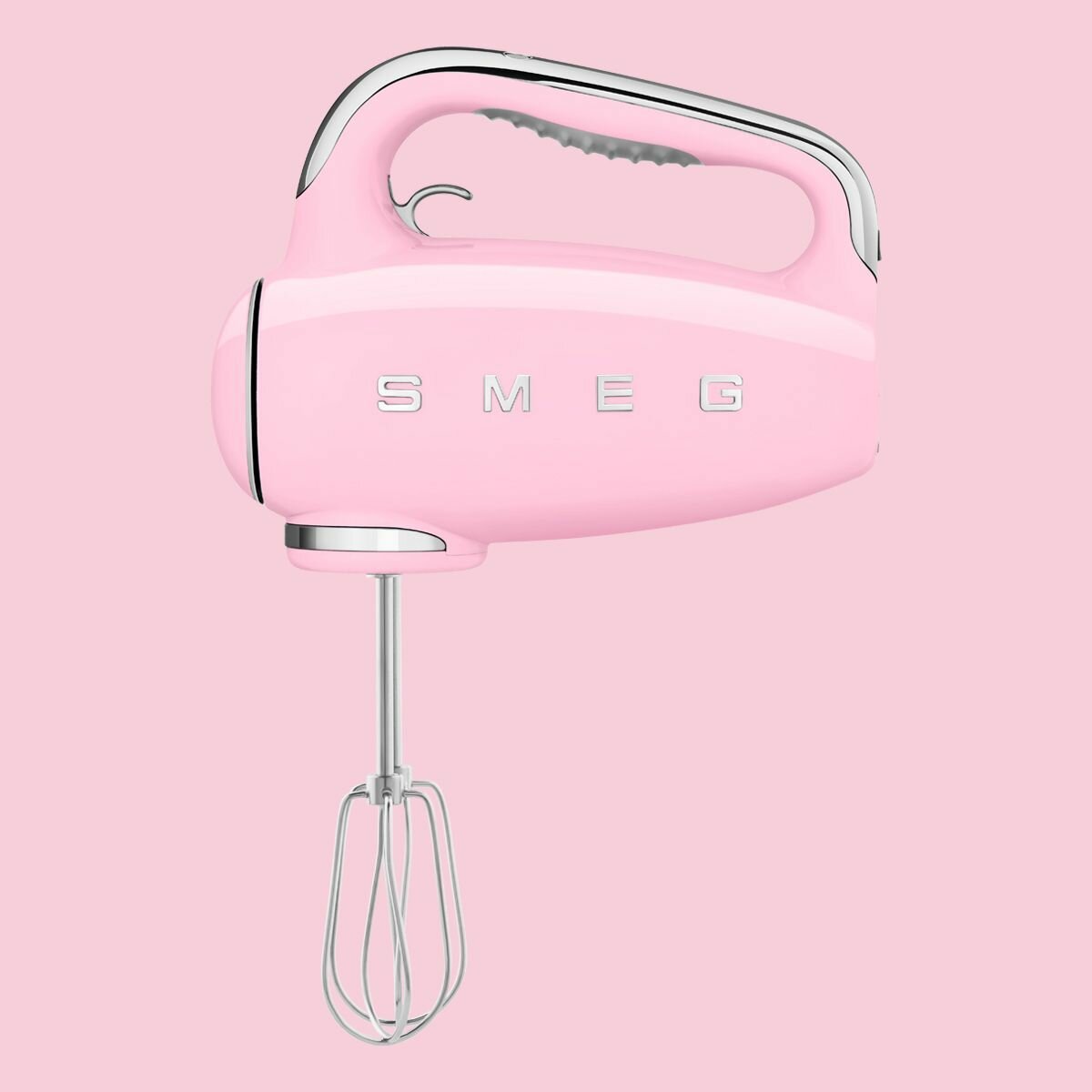 Ручной миксер SMEG HMF01PKEU, розовый