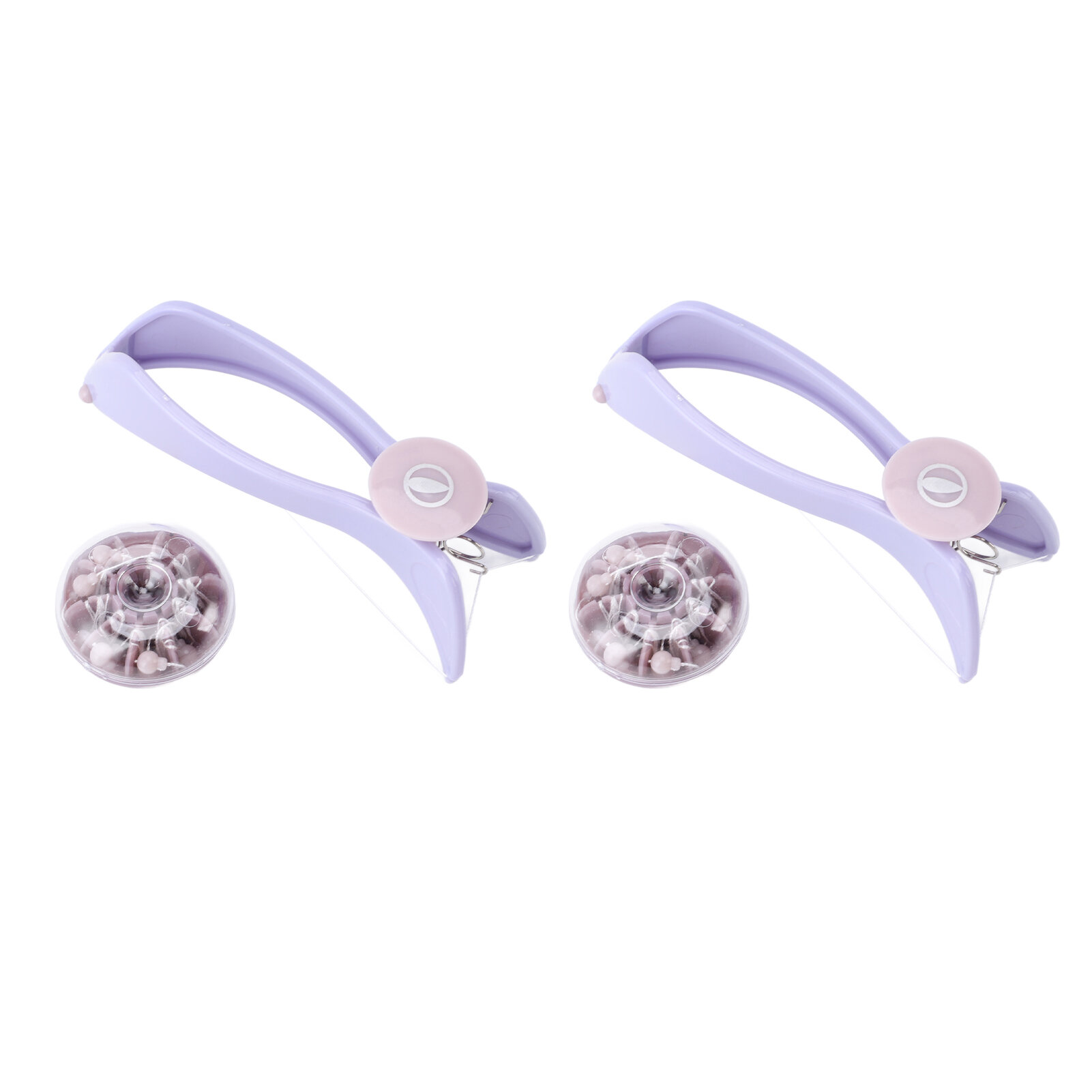 2 шт. Ручной эпилятор для лица, нитевой эпилятор, безболезненный эпилятор для подбородка, верхней губы, рук и ног, бережный и точный.