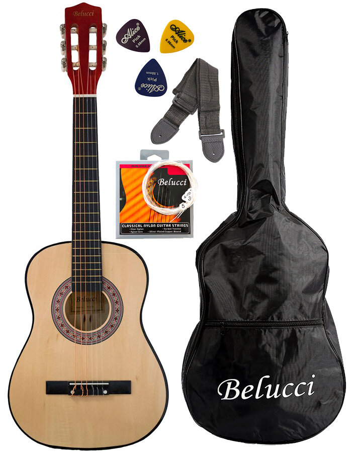 Классическая гитара 1/2 Belucci BC3405 N (Комплект)