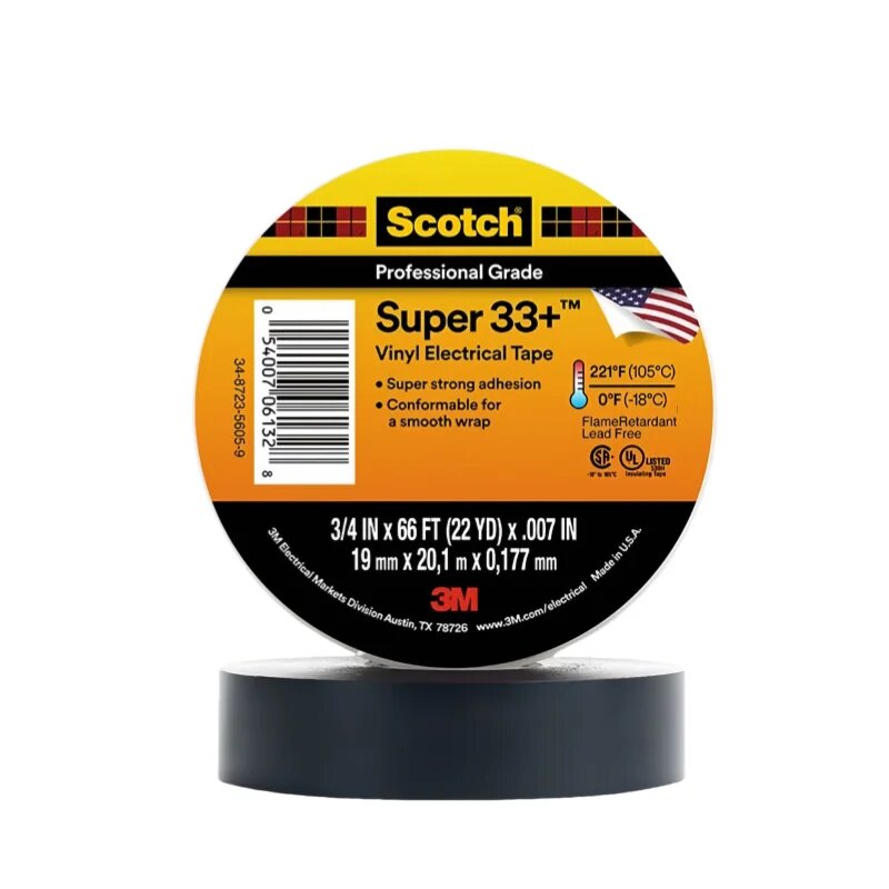 3M Scotch Super 33+ Виниловая изолента