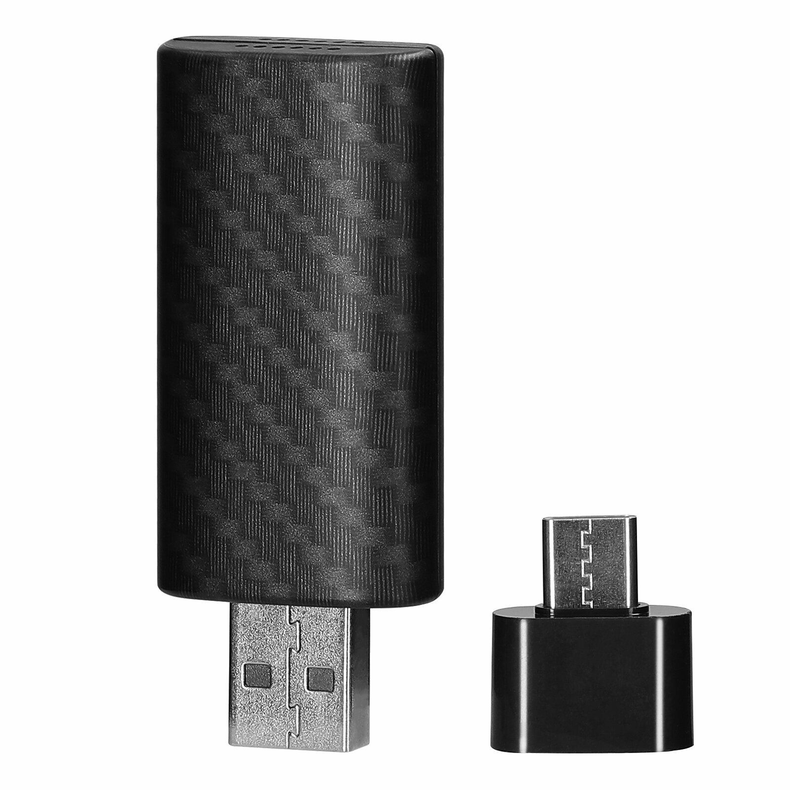 Беспроводной адаптер для автомобиля с usb-a и usb-c переходниками подключения телефона