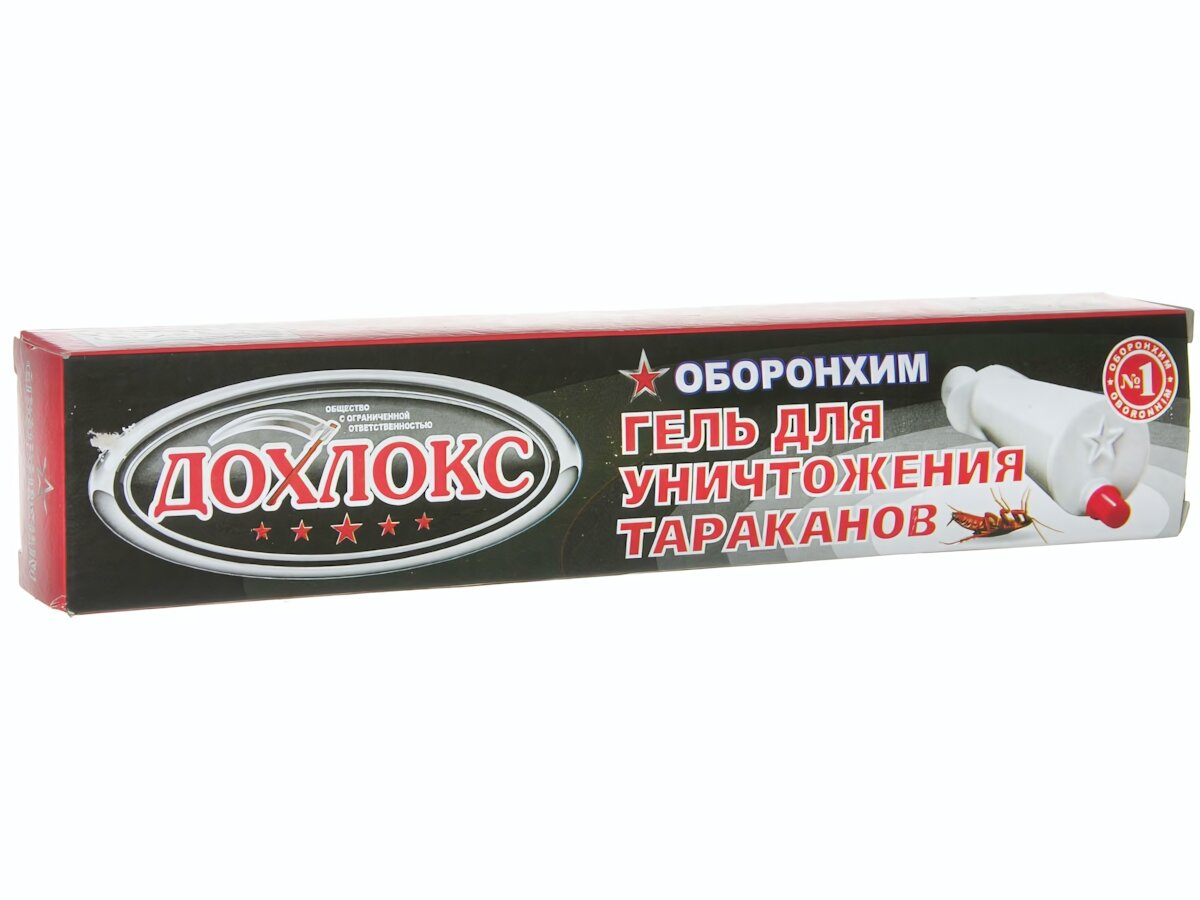 Гель Дохлокс от тараканов 30мл, безопасный, простой в использовании