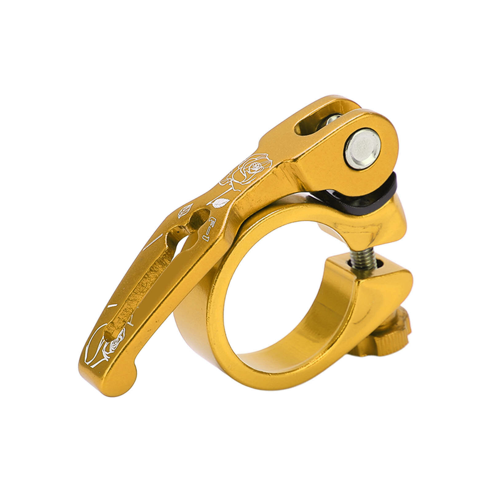 VIARON велосипедный быстросъемный подседельный зажим из алюминиевого сплава 34,9 мм зажим для сиденья для MTB велосипеда, шоссейного велосипеда, повседневный велосипед, золото