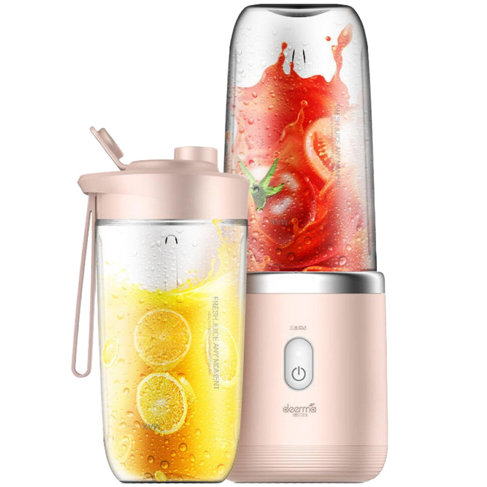 Беспроводная соковыжималка-блендер Deerma Mini Juice Blender, 400 мл