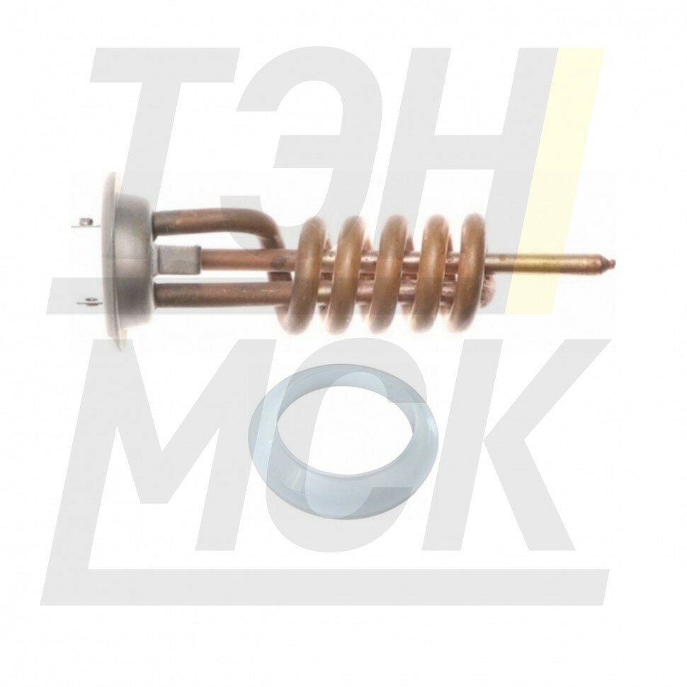 Комплект ТЭН 2 кВт (2000 Вт) RF для водонагревателя Thermex, Garanterm, под анод М6, контакты под винт + прокладка, 10055K1