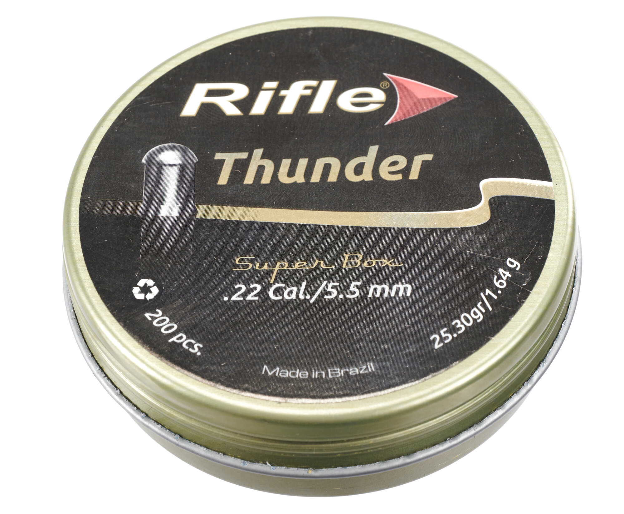 Пули пневматические Rifle Premium Series Thunder 5.5 мм (200 шт, 1.64 грамм)