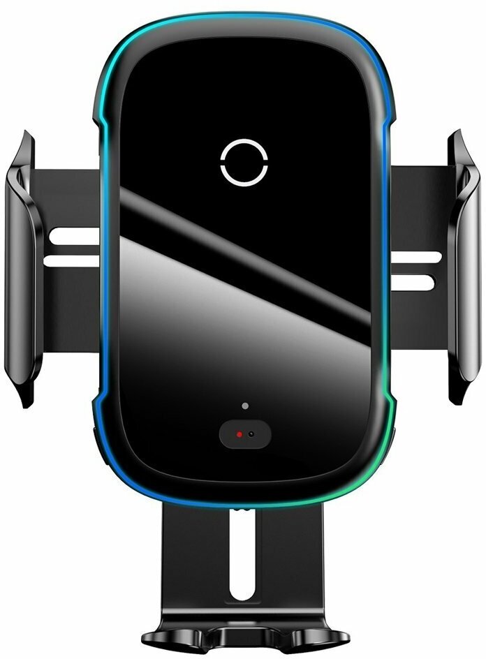 Автомобильный держатель с беспроводной зарядкой Baseus Light Electric Holder Wireless Charger (15W) WXHW03-01, черный