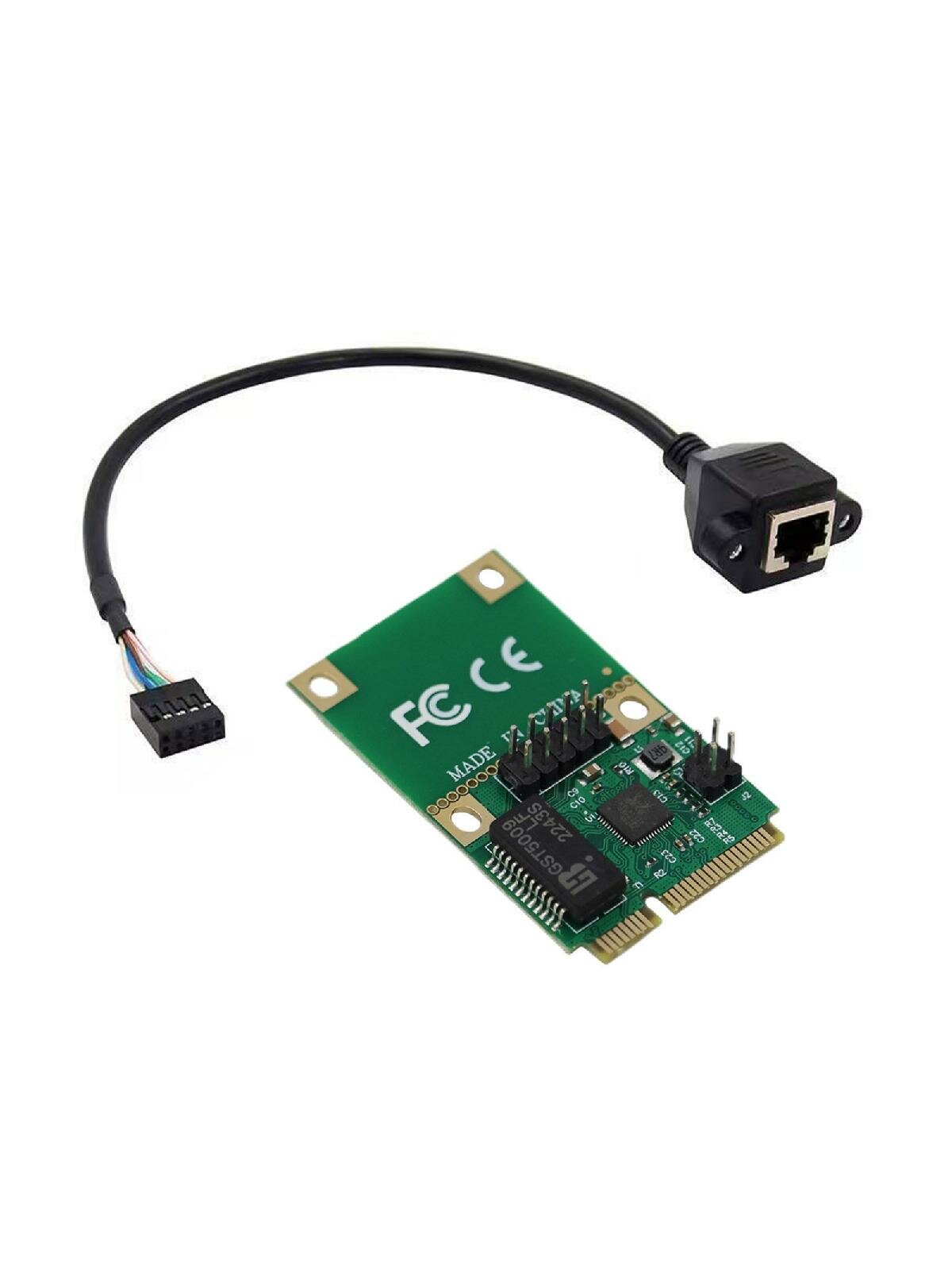Mini PCIE Gigabit Networking Card Single-Port Ethernet Card 8111F Industrial Control Networking Connection