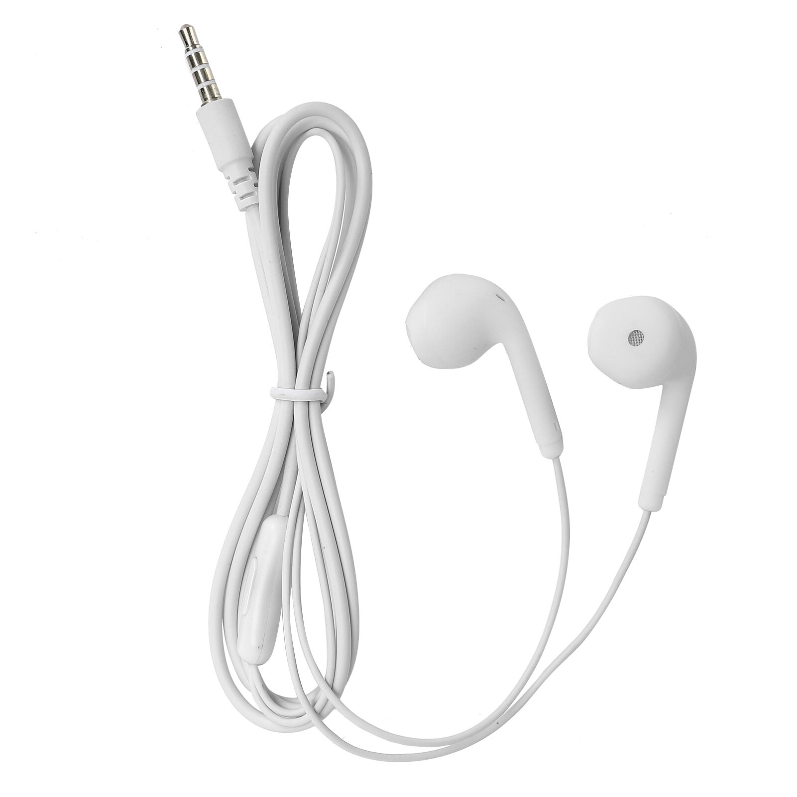 U19 Wired Earphone Universal 3.5mm HiFi Music Headphone WireControlled for Mobile Phone(White )