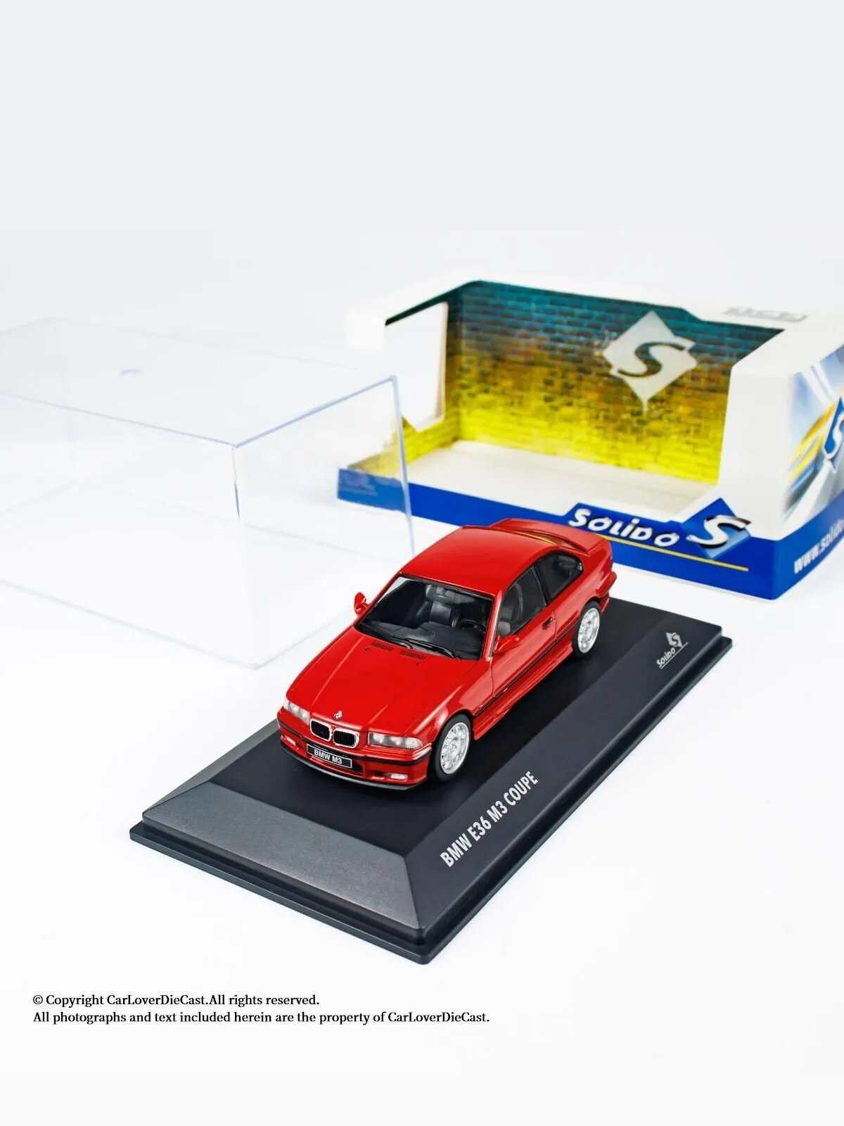 Машинка Solido 1/43 BMW M3 COUP RED 1999 Die-cast Alloy Car Model Toy Gift