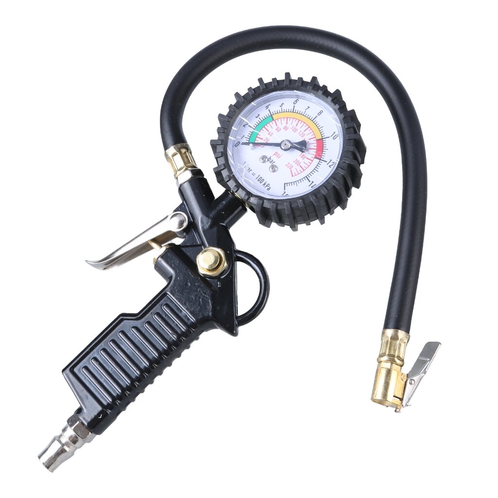 Цифровой манометр для шин, воздушный компрессор, подходящий для автомобилей, мотоциклов, велосипедов с удлинением клапанов на 90 градусов