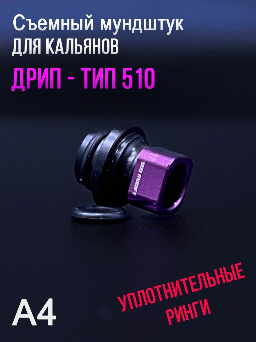 Мундштук универсальный 510 Пластик, Алюминиевый