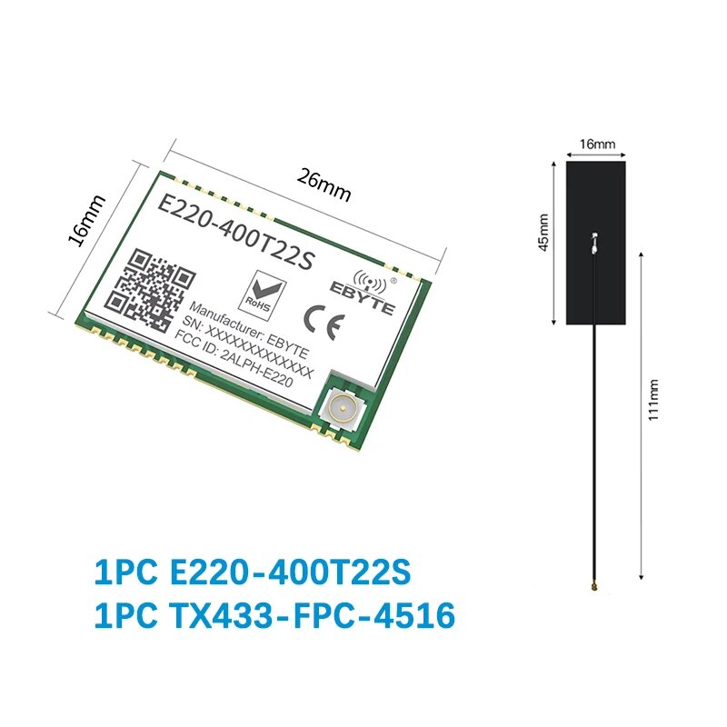 EBYTE E220-400T22S Модуль LoRa