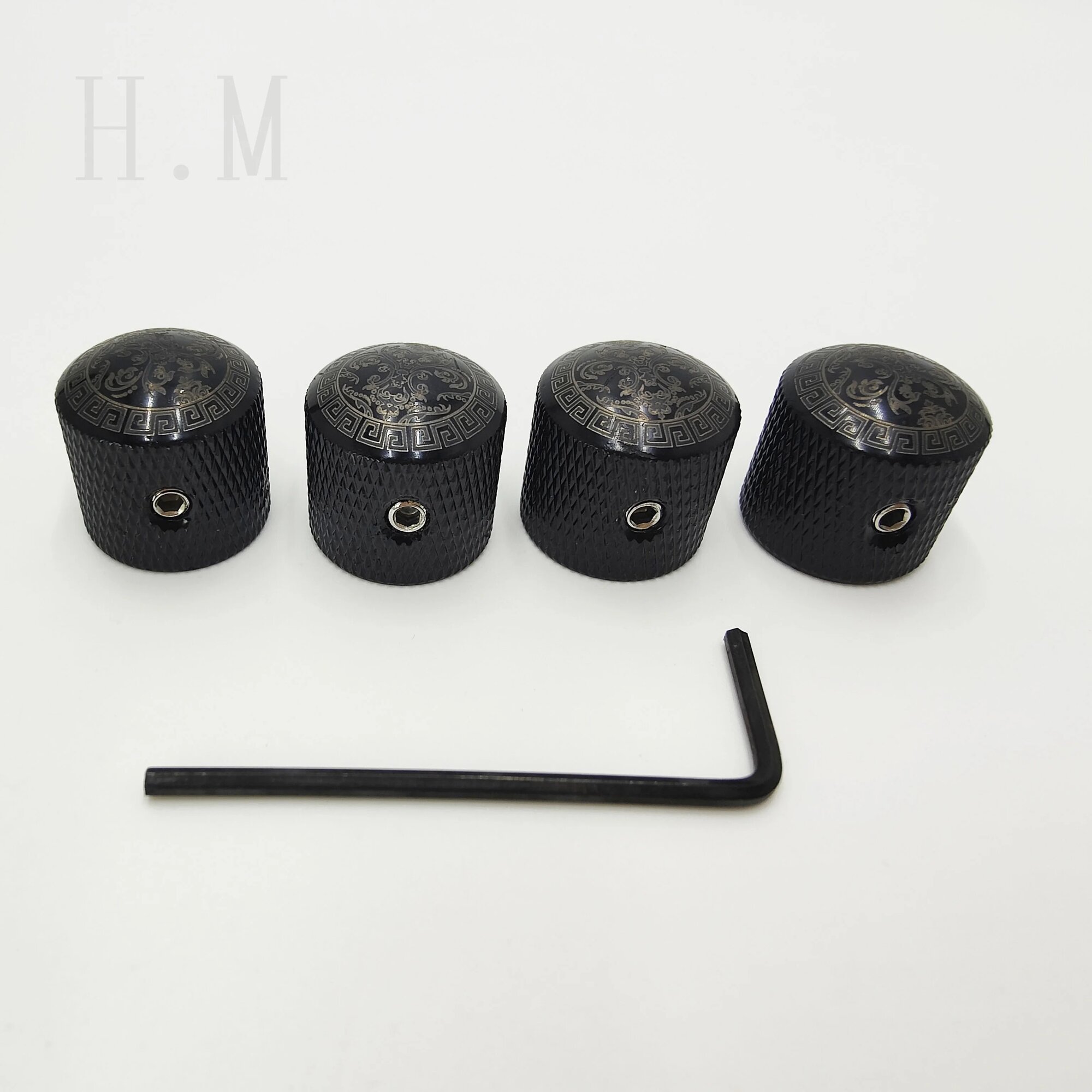 Металлические ручки-переключатели для электрогитары 4 шт. 4pcs holes