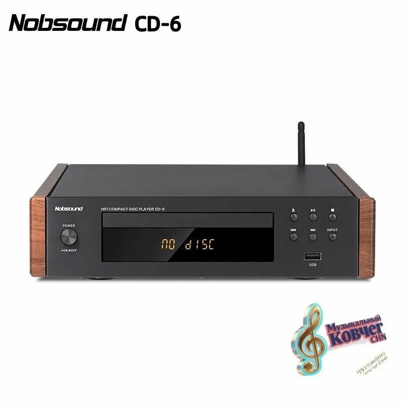 KNOW EASY-Высококачественный CD-плеер Nobsound CD-6 поддерживает USB, Bluetooth 5.0