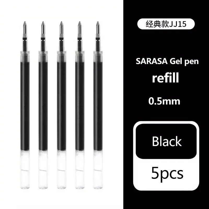 ZEBRA JJ15 Ассорти, 4-цветная гелевая ручка с чернилами, выдвижная ручка SARASA, 0,5 быстросохнущая и плавная ручка для домашних заданий, экзамена, сигналов японского языка