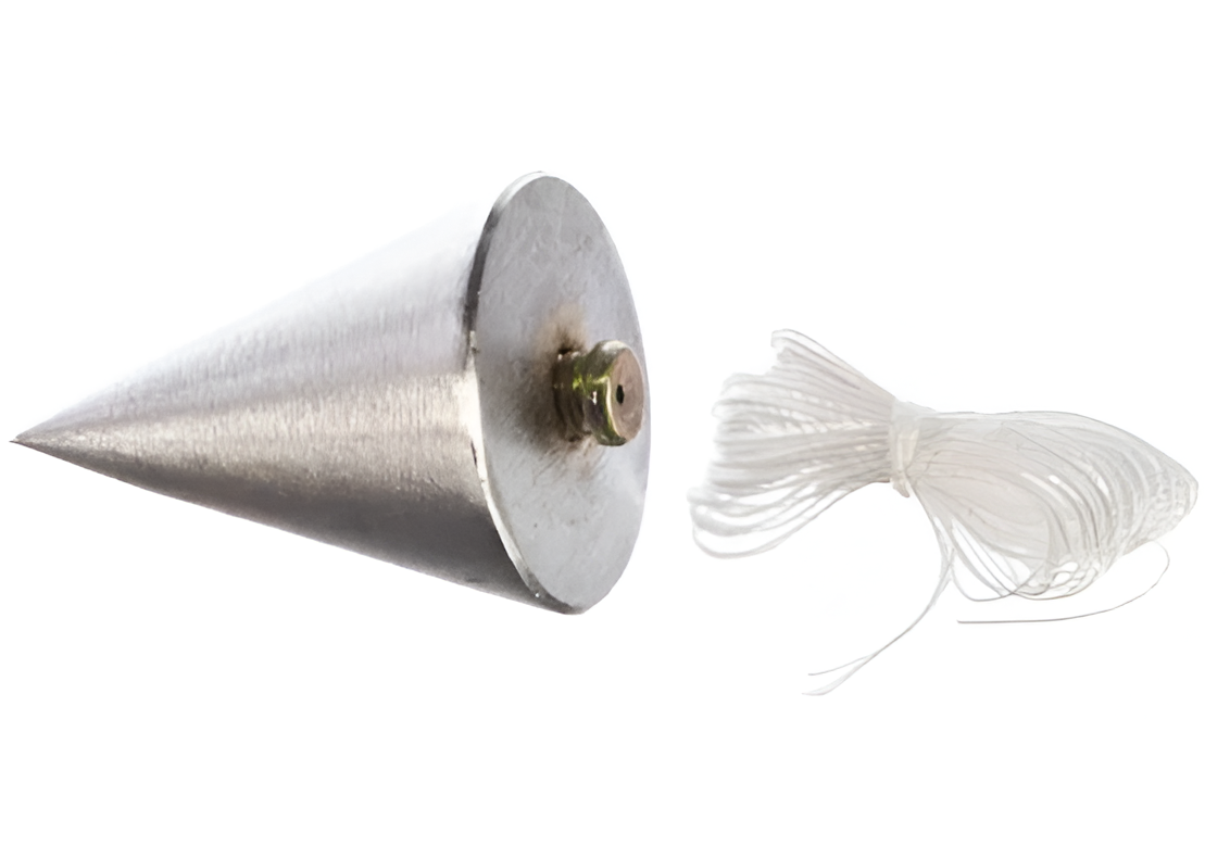 Отвес каменщика Matrix 84831, конусный, со шнуром, 100 г, 5 м