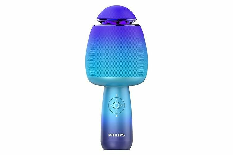 Микрофоны PHILIPS, синий, для записи звука, портативные