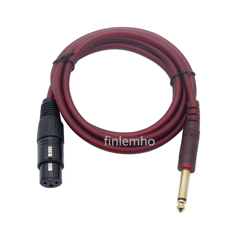 XLR-Jack аудиокабель Finlemho 1,5/3 м 1,5 м