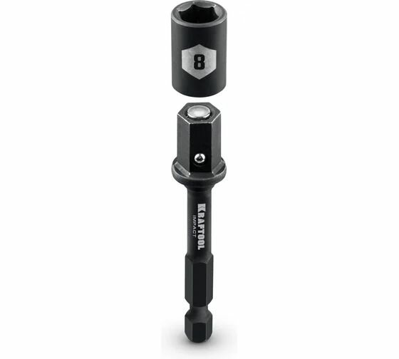 Бита с торцовой головкой KRAFTOOL Clean Nut driver 8 мм 26371-08