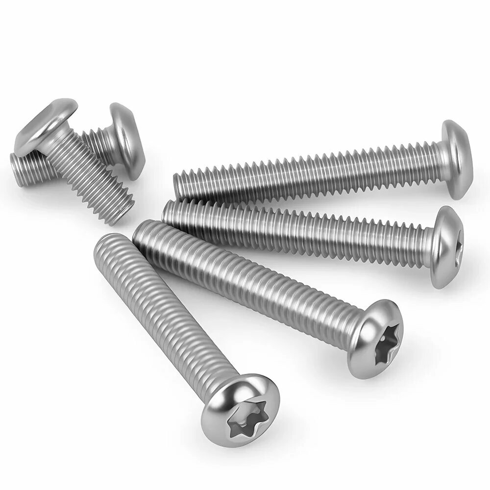 Винты Torx шестигранные нержавеющая сталь 304 M2 M2.5 M3 M4 M5 M6 5-100 шт