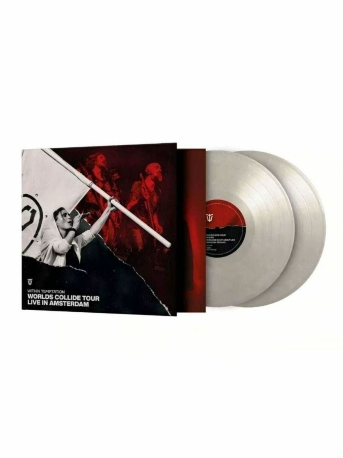 Виниловая пластинка Within Temptation - Worlds Collide Tour - Live In Amsterdam 2 x Vinyl, LP, Album, Limited Edition, White Marbled, Ori*inal,