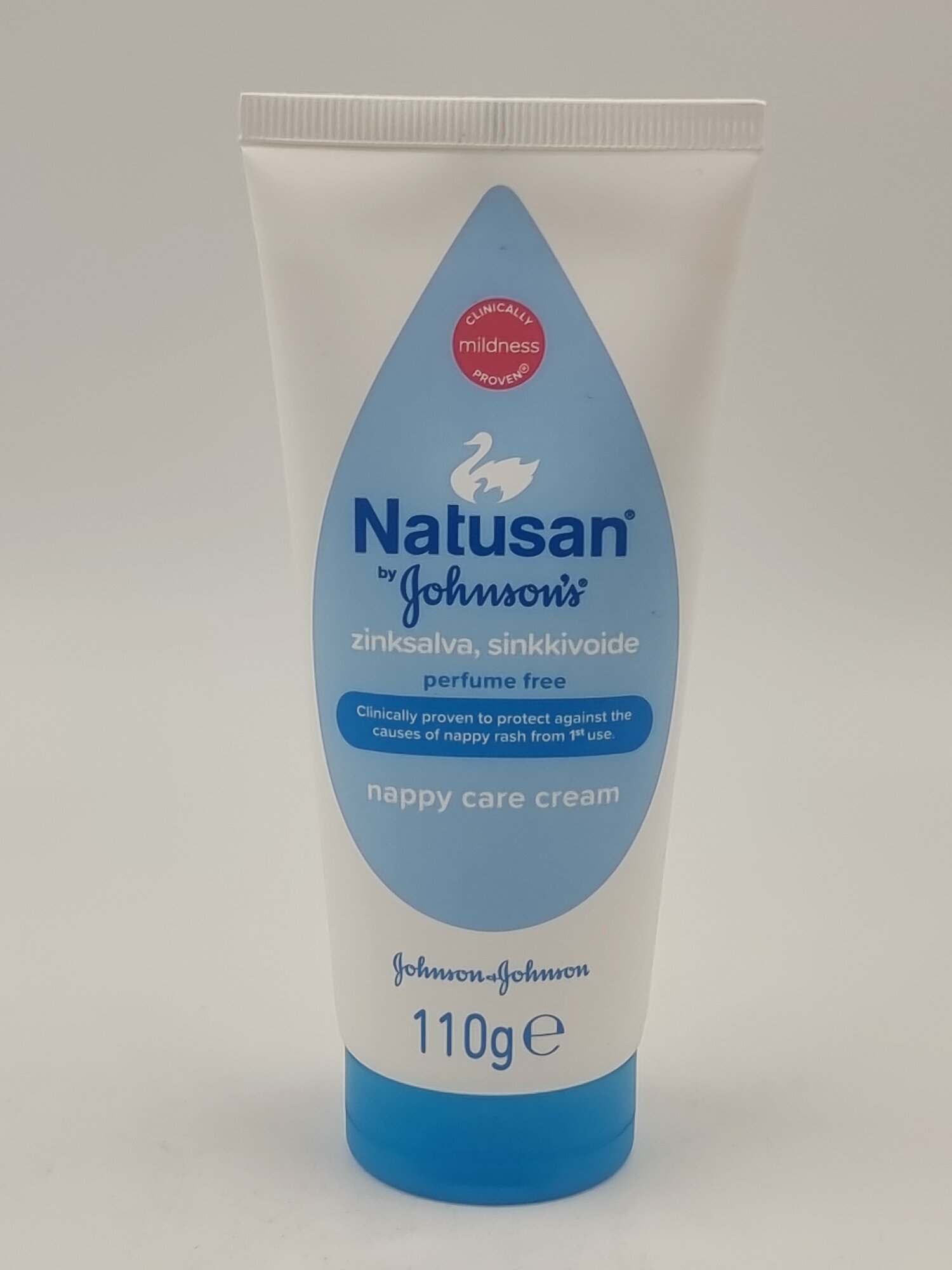 Крем с цинком Natusan by Johnson's 3 в 1 Nappy Care 110 г (Из Финляндии)