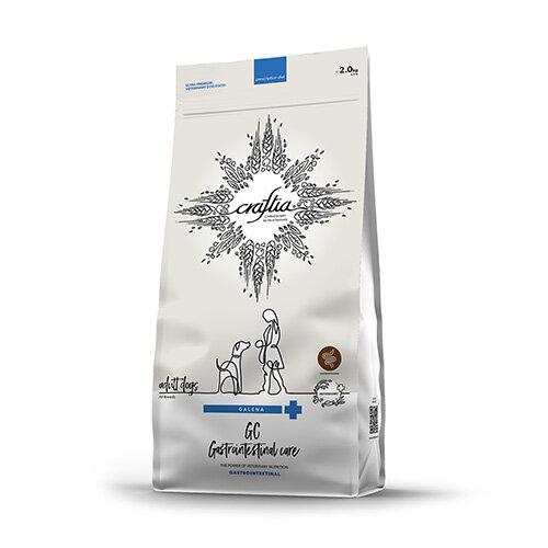 Craftia Galena Dog Gastrointestinal Care / Ветеринарный сухой корм Крафтия для собак при Заболеваниях ЖКТ фас. 2 кг