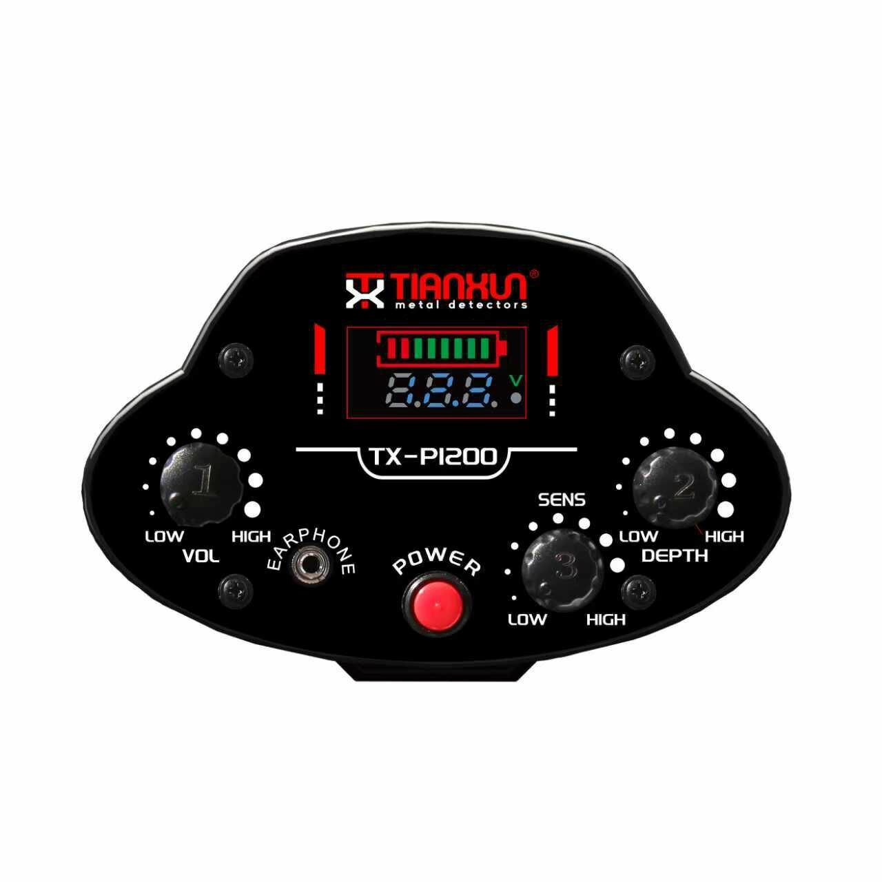 Глубинный импульсный металлоискатель Tianxun TX-PI 200 Mobile с рамкой140x140см и встроенный аккумулятор