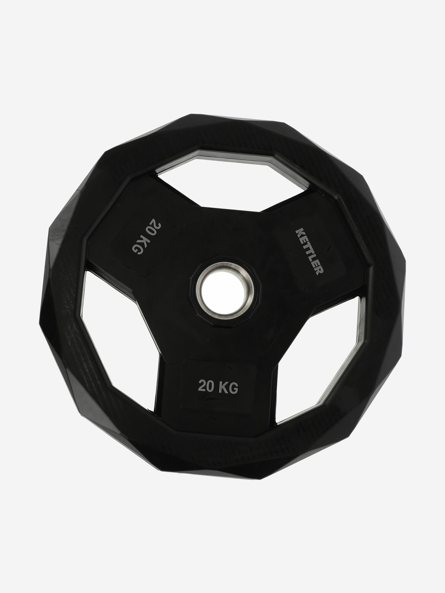 Диск чугунный обрезиненный KETTLER, 51 мм, 20 кг