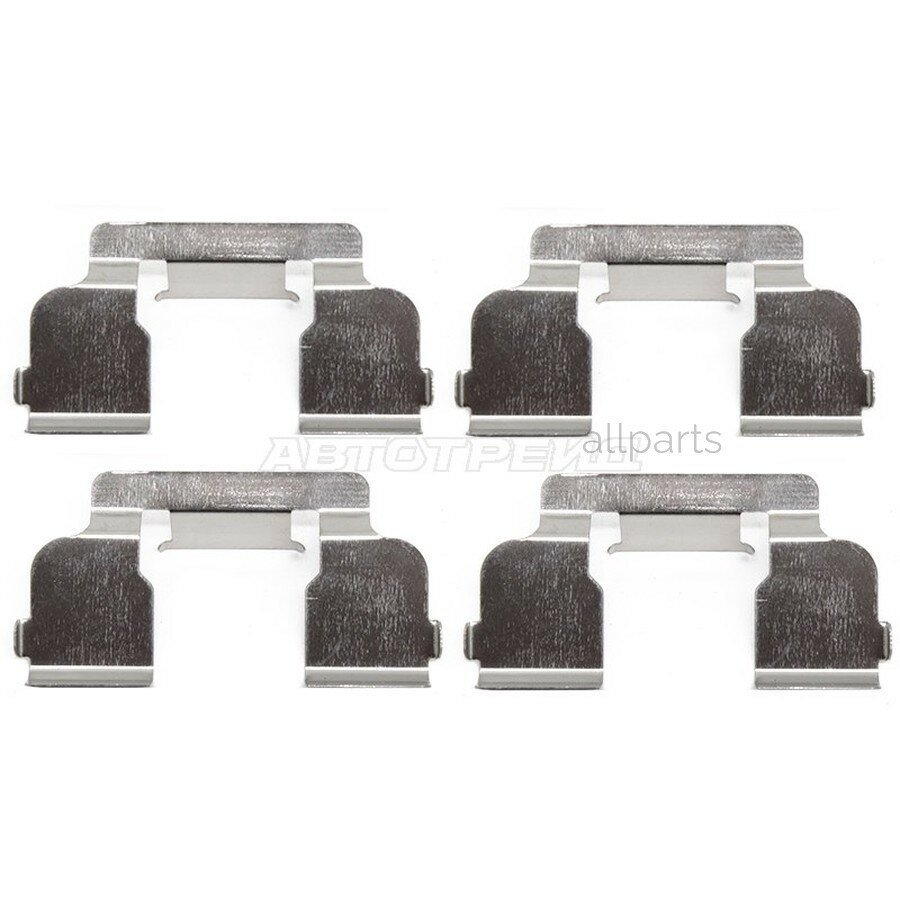 SAT ST-349-0074 Комплект монтажный тормозных колодок FR RENAULT LOGAN 04-/LADA LARGUS 12-