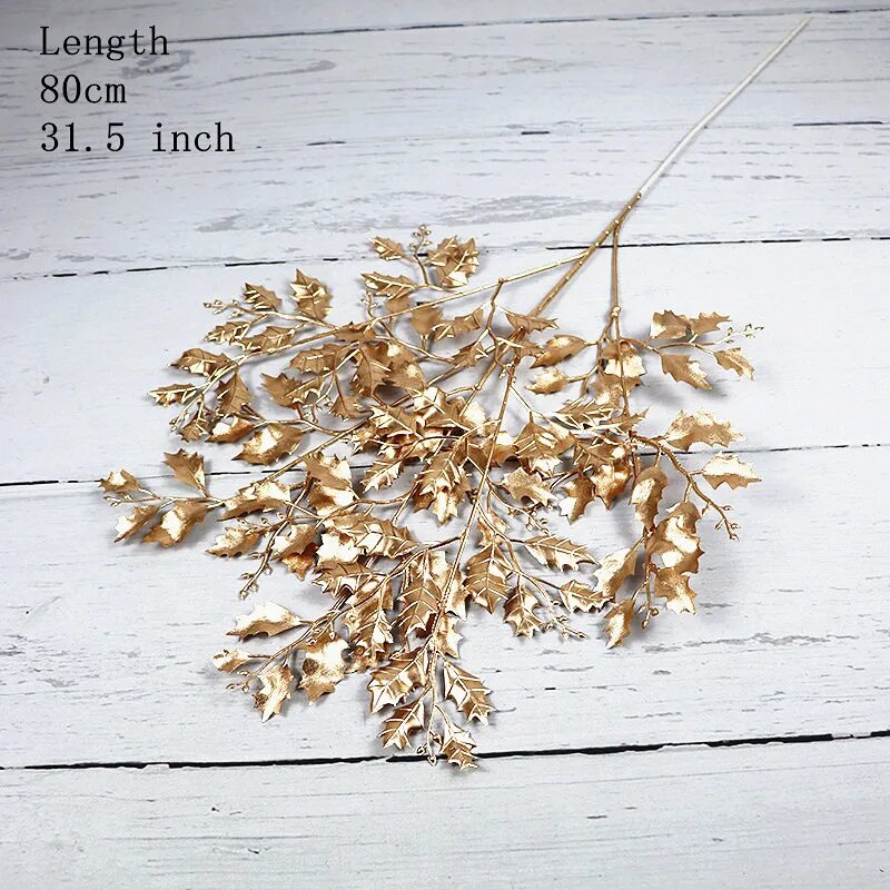 Искусственные золотые листья EQIANAO H
