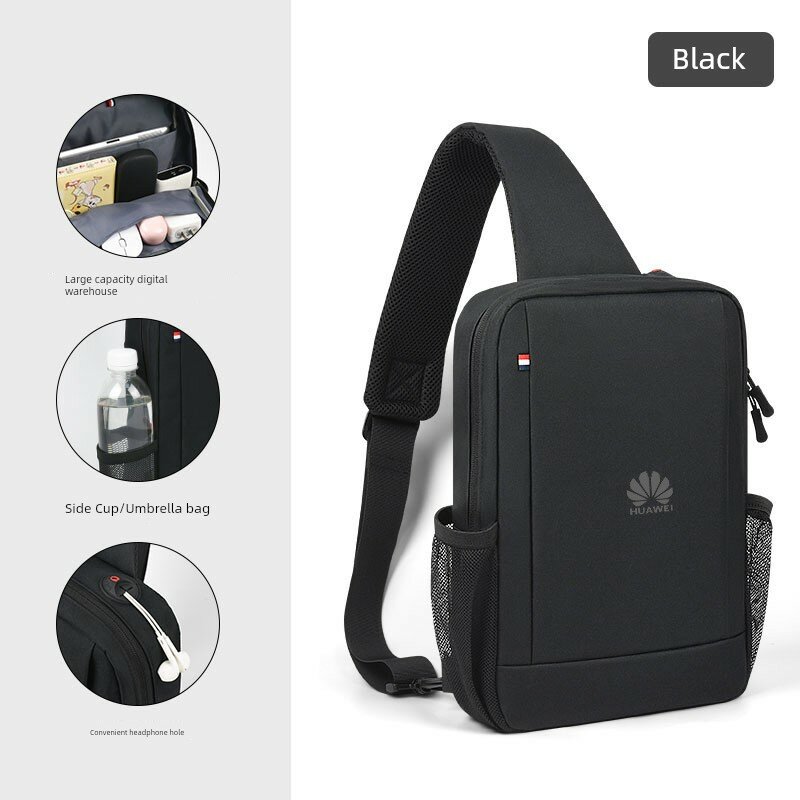 Кейс для планшета с логотипом Huawei 13,2 дюймов, черный и отражающий серый дизайн, защитный плечевой мешок