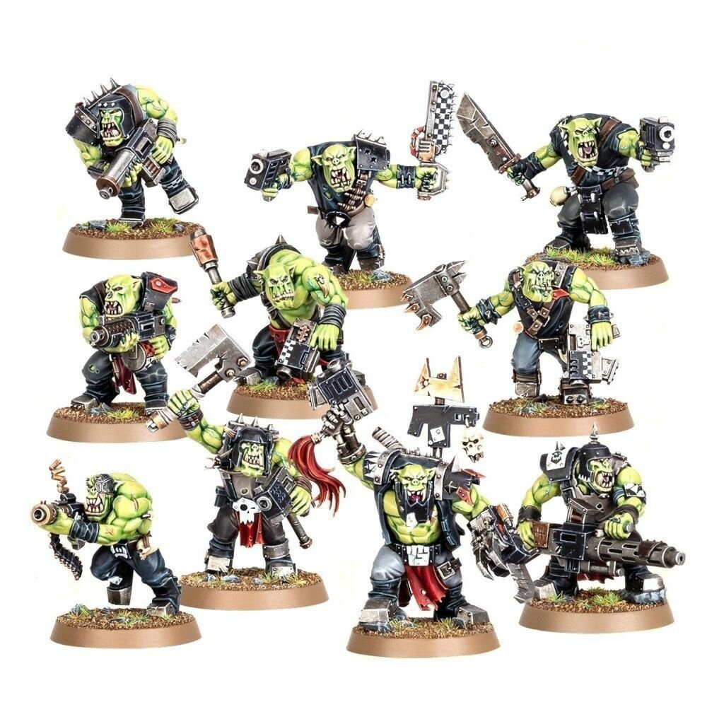 Orks Boyz. Орки. Набор 3. С подставками. Warhammer 40.000