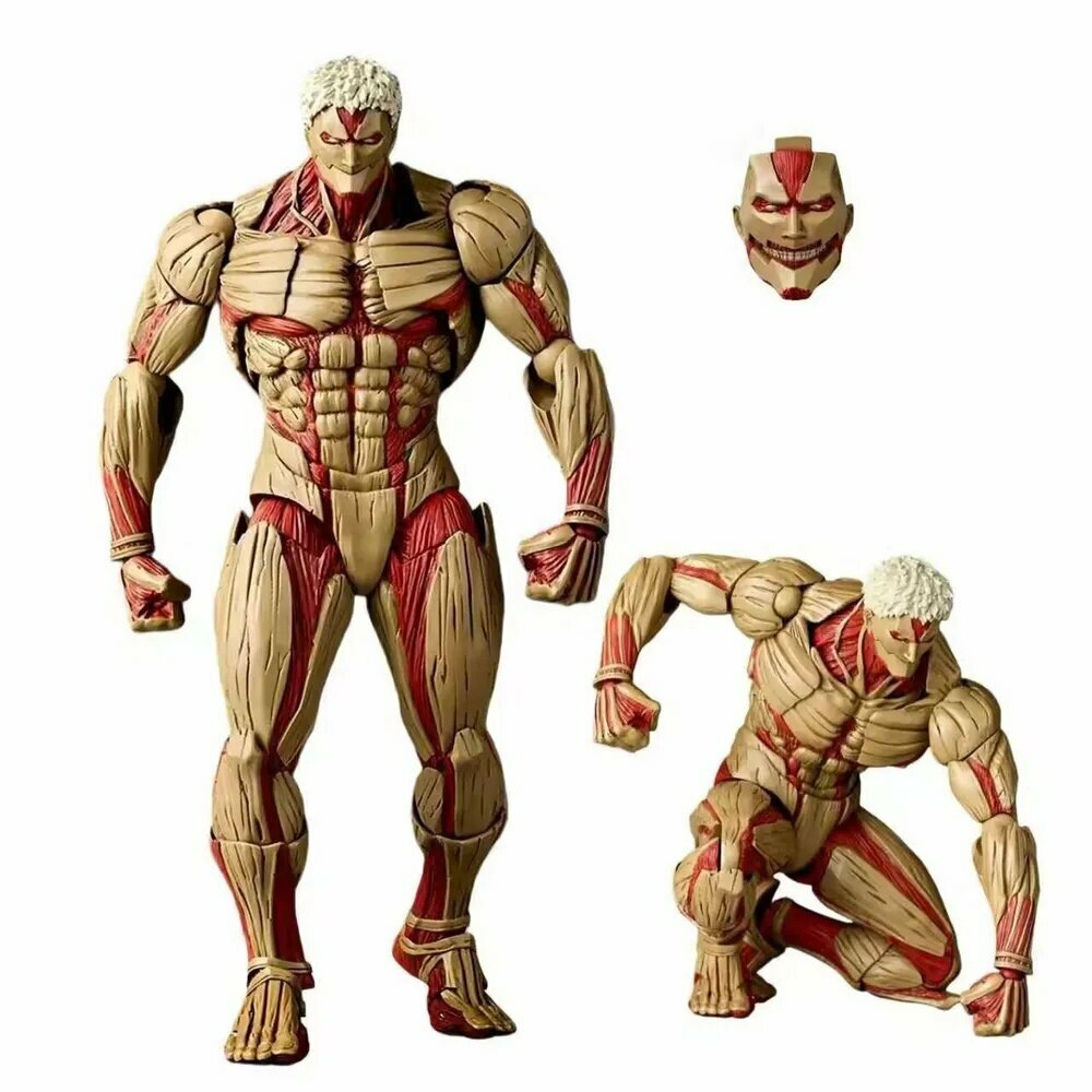 Аниме шарнирная фигурка Атака Титанов Райнер Браун / Armored Titan Reiner Braun 16cm