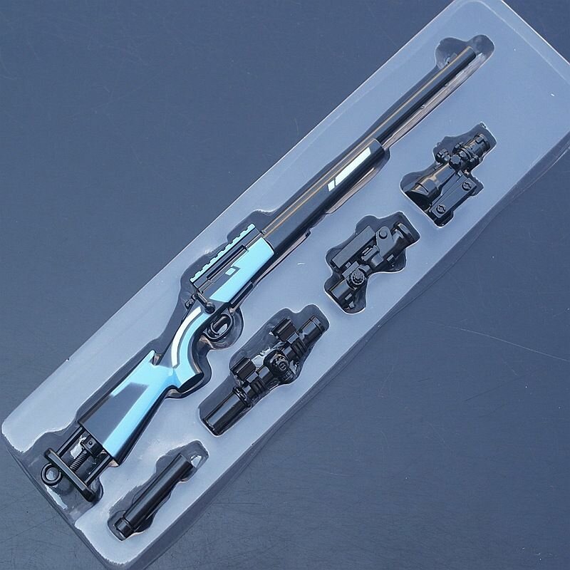 Боевое поле боя Battle Royale, оружие M24, AKM, M416, 98K, AWM, модель пистолета, брелок с кожей