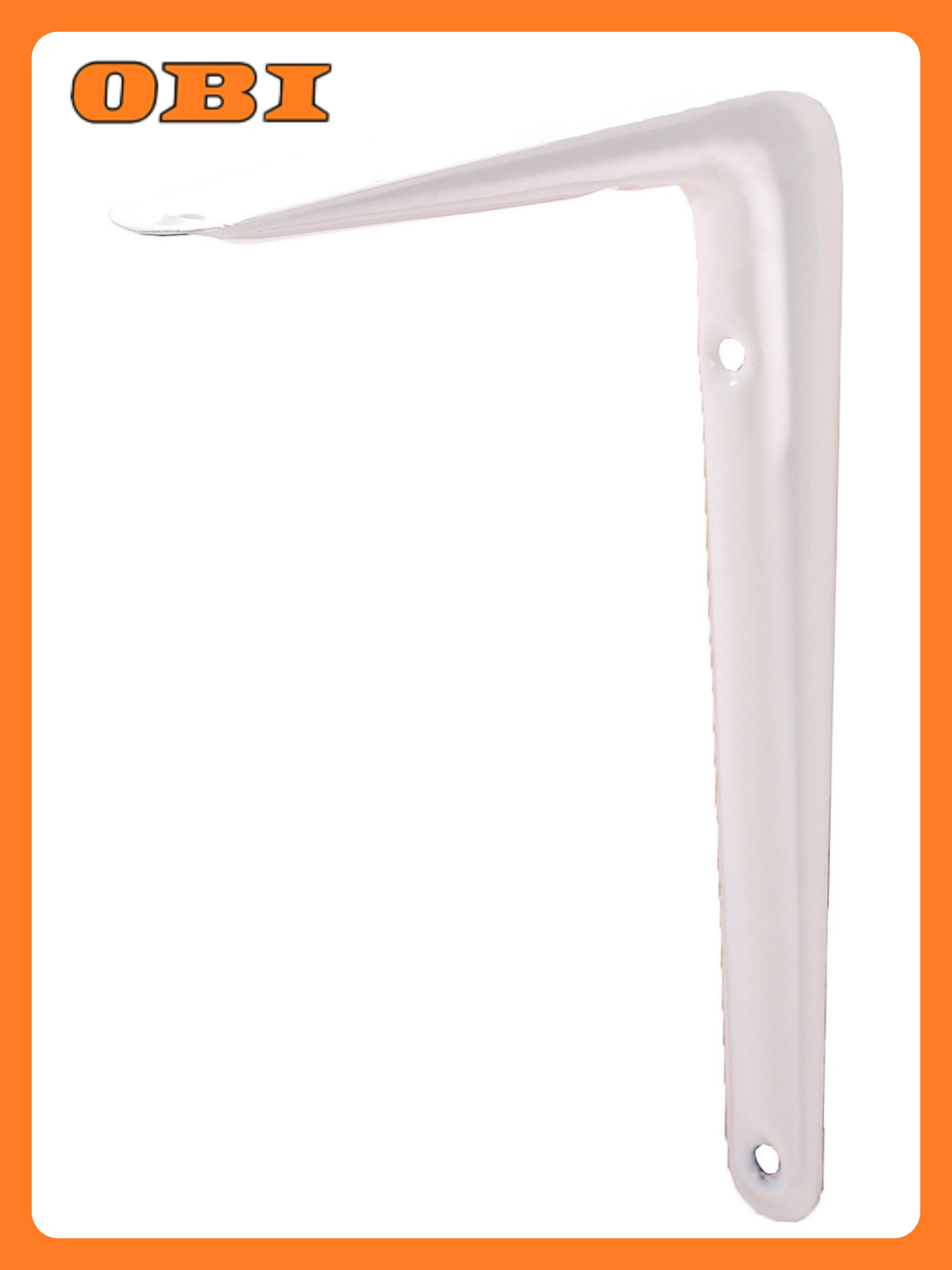 Кронштейн для полки Larvij Стандартный белый 200х150х30 мм