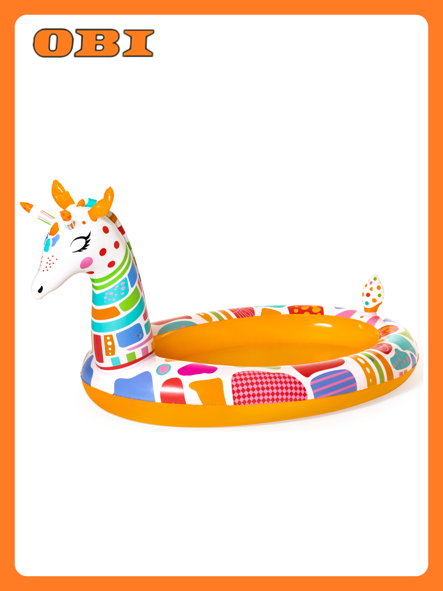 Бассейн детский надувной Bestway Groovy giraffe 266х157 см