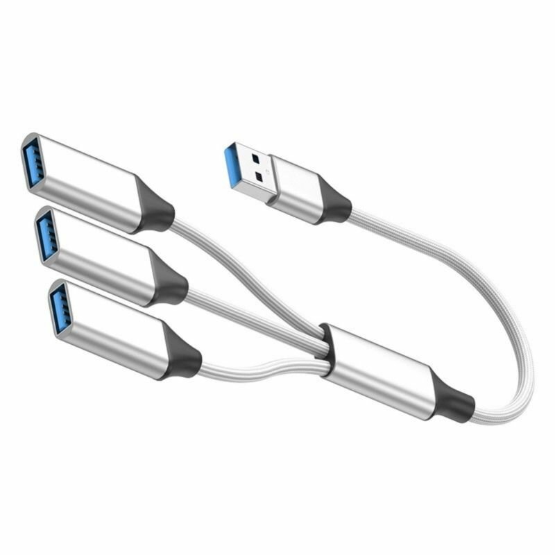 Кабели-адаптеры otg для док-станции USB-3 usb2.0-серебристая проводка USB