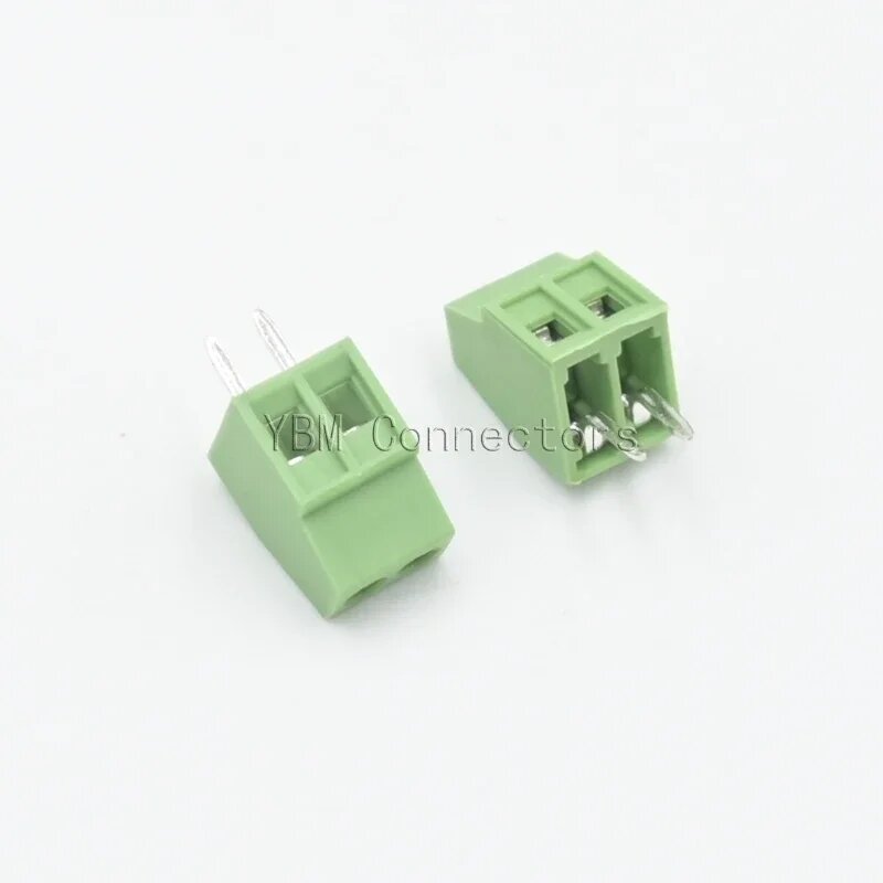 Винтовой клеммный блок KF128 2P 2.54 мм, 100pcs