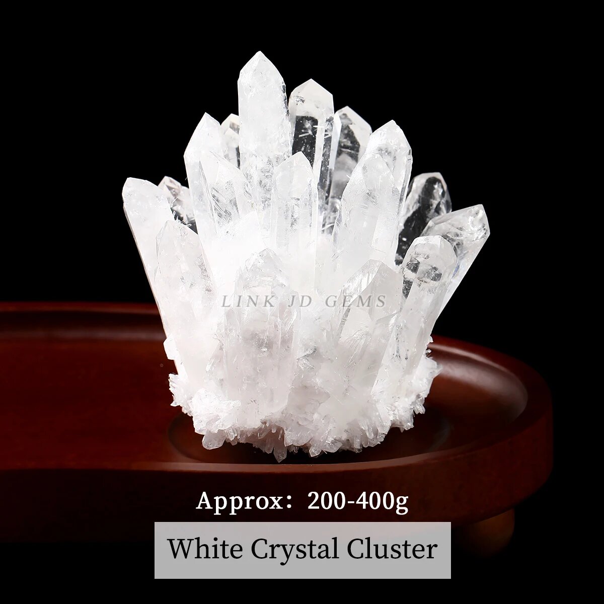 Необработанный аметист и цитрин, кластер Белый, White Crystal