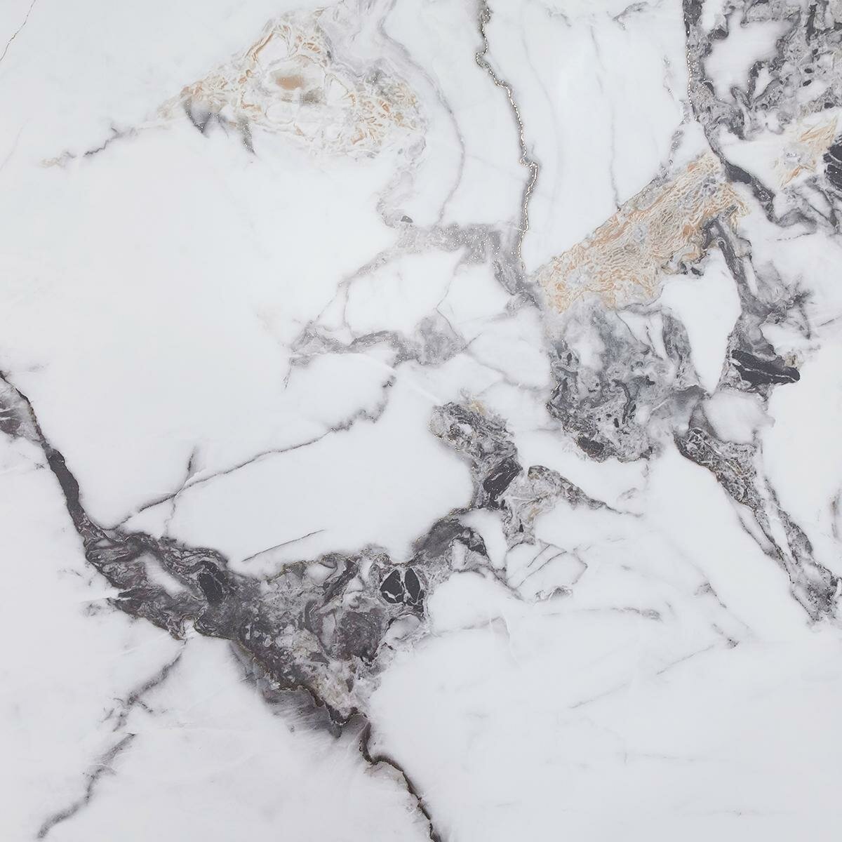 Керамогранит Planet Ceramics 80х80 UK-888 80x80 Глянцевая Белый, Серый