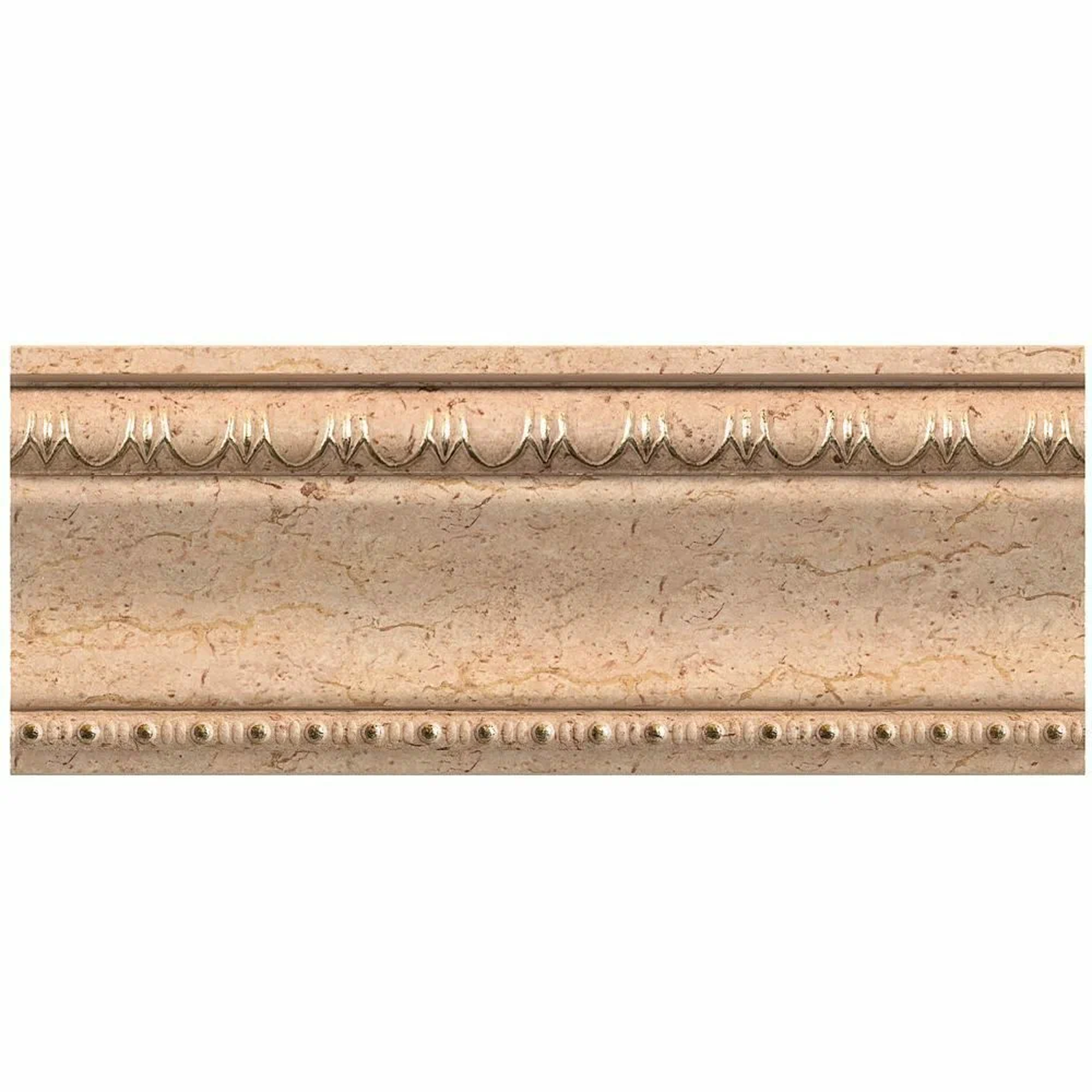 Багет Cosca Карниз, плинтус потолочный 60х42х2400мм, топаз. Набор 4шт.