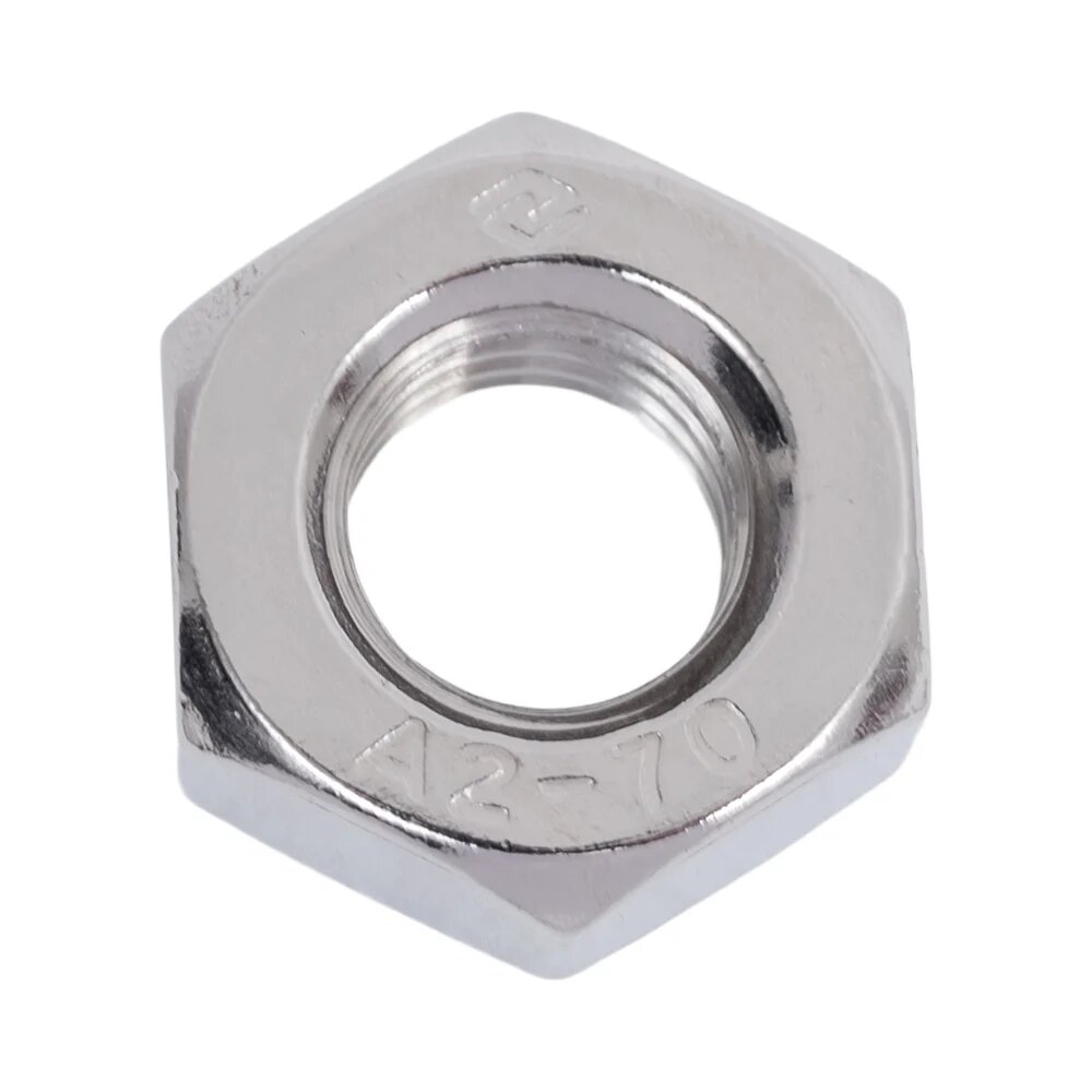 Гайка Доброга М10, нерж, DIN 934, A2, 100 шт. ЦБ-00034066